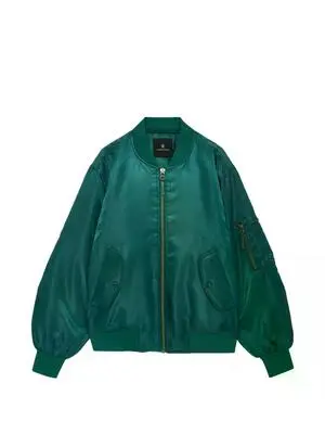 ANINE BING Leon Bomber Deep Emerald