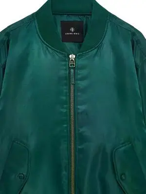 ANINE BING Leon Bomber Deep Emerald