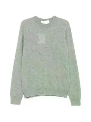 AMARANTO Brushed-knit Sweater - Green