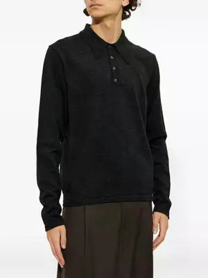 LEMAIRE Long-sleeve Polo Sweater