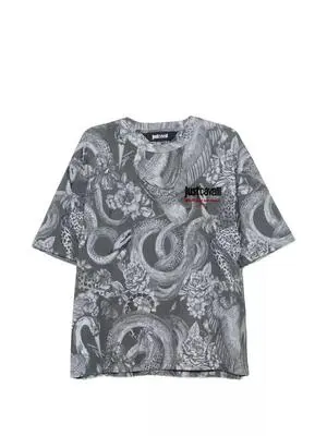 Just Cavalli Animal-print T-shirt - Grey