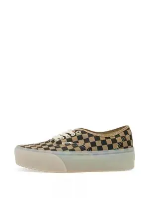 VANS Authentic Platform Checkered Sneakers