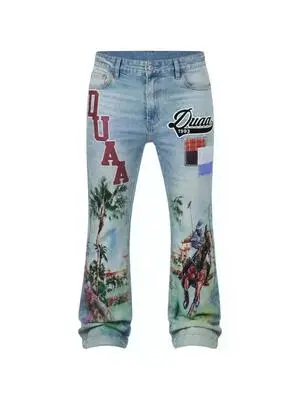 DUAA Printed Relaxed Fit Jeans