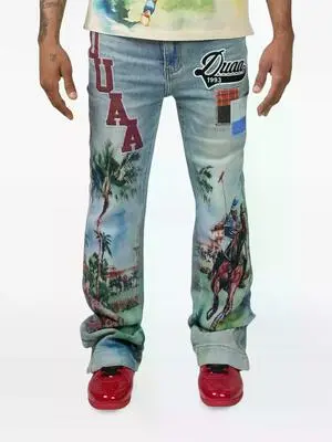 DUAA Printed Relaxed Fit Jeans