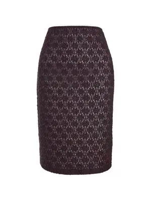 12 STOREEZ Primrose Lace Midi Skirt