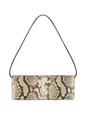 Victoria Beckham Dorian Snake-print East-west Clutch Bag