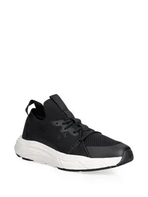 Armani Exchange Logo-print Mesh-knit Sneakers