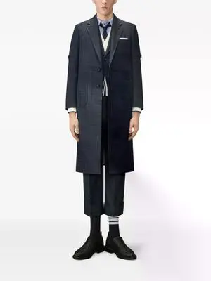 Thom Browne Windowpane-check Cropped Trousers