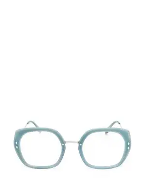 Isabel Marant Geometric Frame Eyeglasses - Blue