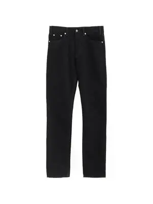 Acne Studios Five-pocket Straight-leg Jeans - Black