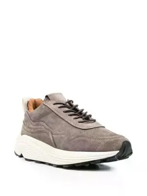BUTTERO® Lace-up Chunky-sole Sneakers - Brown