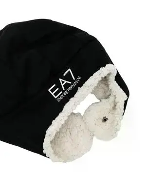 EA7 Trapper Hat With Shearling-effect Trim
