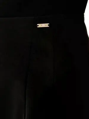 FRACOMINA Logo-plaque Darted Midi Skirt