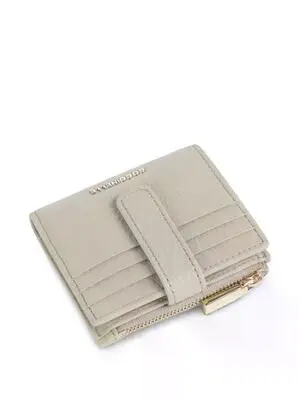 COCCINELLE Metallic Grained Leather Wallet