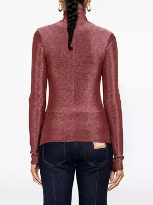FORTE_FORTE Lurex High Neck Top