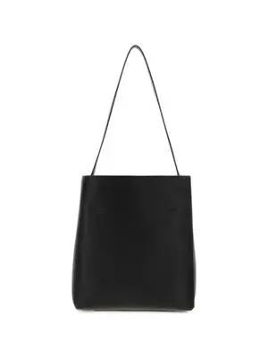 Marni Embroidered-logo Leather Tote Bag