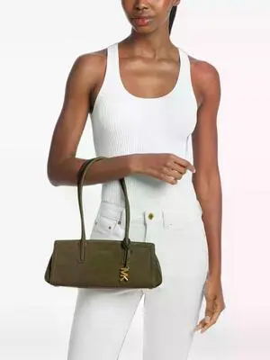 Michael Kors Laila Small Suede Shoulder Bag