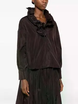 SUSANNE BOMMER Ruffled-collar Shirt