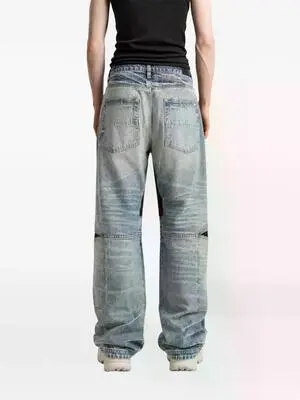 Amiri Panelled Distressed Jeans