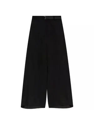 Sacai Belted Wide-leg Trousers