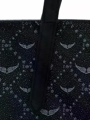 Zadig&Voltaire Z Shopper Monogram Tote Bag - Black