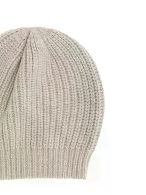 Brunello Cucinelli Ribbed Knit Beanie Hat