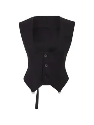 SSHEENA Square Neck Waistcoat