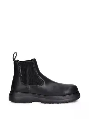 Armani Exchange Chunky Sole Chelsea Boots - Black