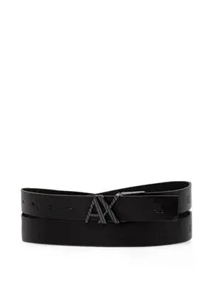 Armani Exchange Logo-plaque Reversible Belt