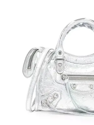Balenciaga Nano Le City Metallic Tote Bag