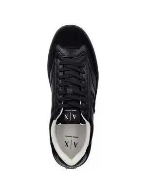 Armani Exchange Logo-patch Panelled Sneakers