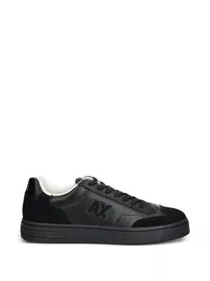 Armani Exchange Panelled Sneakers - Black