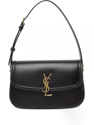 Saint Laurent Small Solferino Leather Shoulder Bag - Brown
