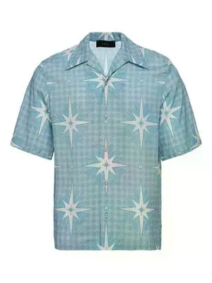Amiri Star-print Short-sleeve Shirt