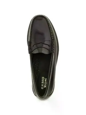 G.H.BASS Larson Beefroll Stitch Leather Loafers - Brown