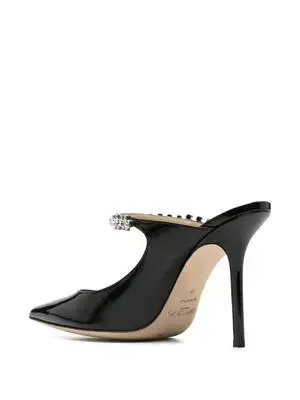 JIMMY CHOO Bing Crystal-embellished Mules