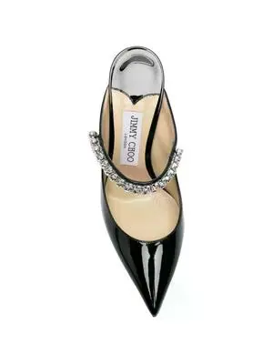JIMMY CHOO Bing Crystal-embellished Mules