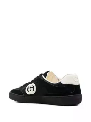 Gucci Gg Monogram Lace-up Sneakers