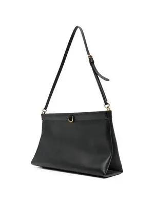 Etro Calf Leather Clutch Bag With Gold-tone Logo