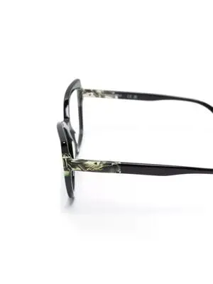 Karl Lagerfeld Cat Eye Eyeglasses With Logo Print