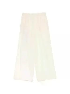 Cynthia Rowley Sheer Trousers With Elasticated Waistband - Neutrals