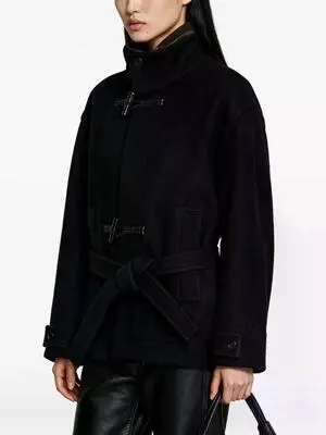 LEMAIRE Short Duffle Coat In Wool