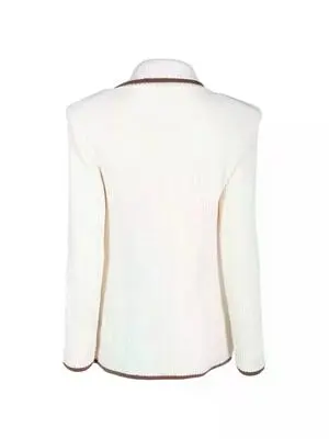 L'AGENCE Ranch Double-breasted Knit Blazer