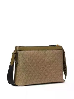 Michael Kors Hudson Signature Logo Messenger Bag