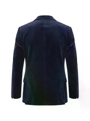 LARDINI Velvet Peak-lapel Blazer