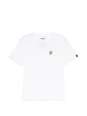 AGNES B. Logo Embroidered T-shirt - White