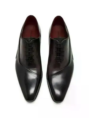 Magnanni Panelled Leather Lace-up Shoes