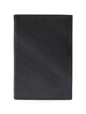 LANCEL Leon Grained Leather Wallet - Black