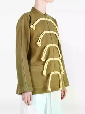 UMA WANG Kippy Frog-fastening Patch-pocket Jacket