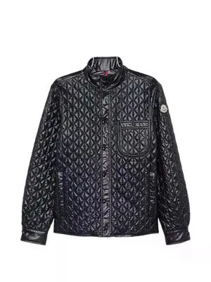 Moncler Quilted-finish Logo-patch Jacket